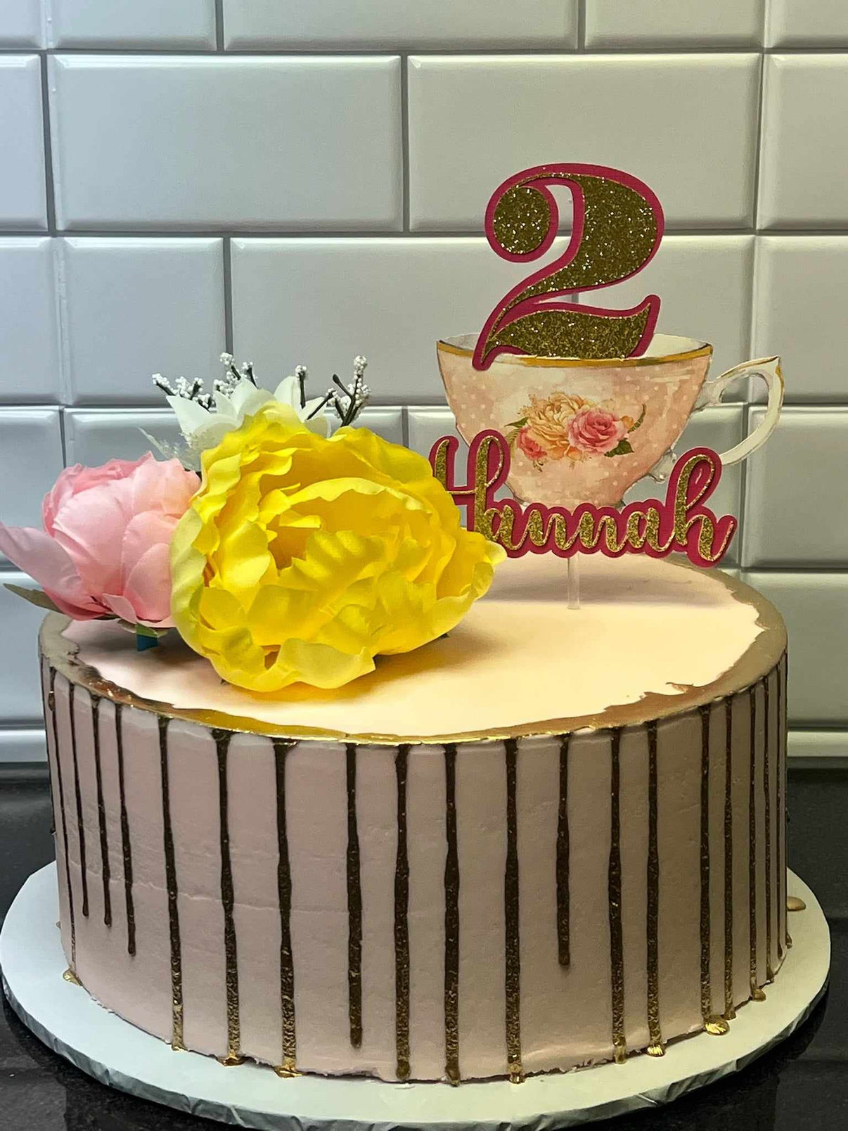 Custom Cake Topper – Paper Kutz Stationery